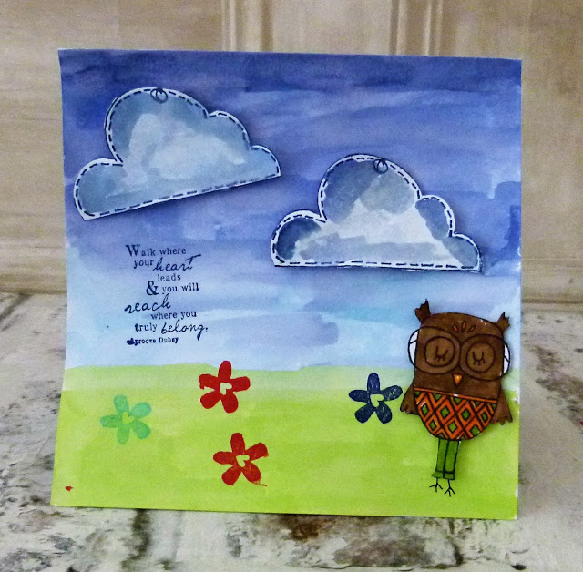 Susan K Weckesser Creative Team: Owl Friendship Card Using Gone Wild ...