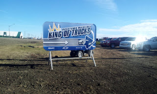 omecca custom graphic design: Double-Sided Ditch Sign