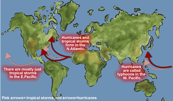 How are hurricanes formed?