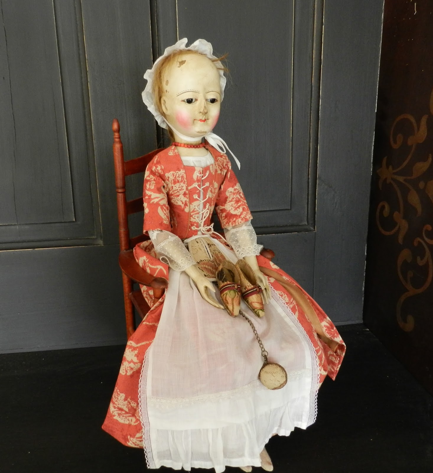 The Old Wooden Sisters: Lady Annabelle , Queen Anne doll reproduction ...