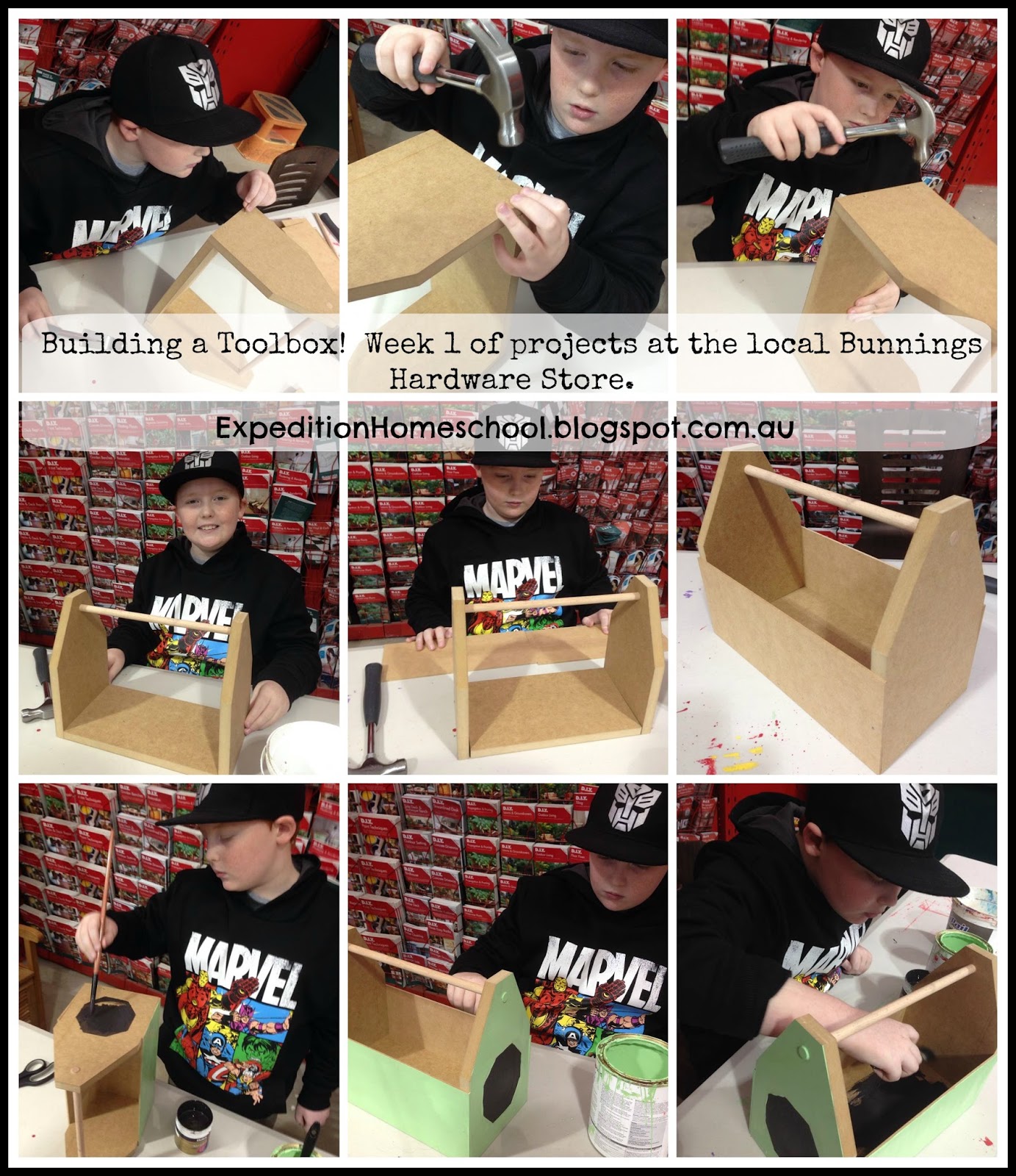 Expedition Homeschool: Week 1 Making Sessions: Building a Toolbox