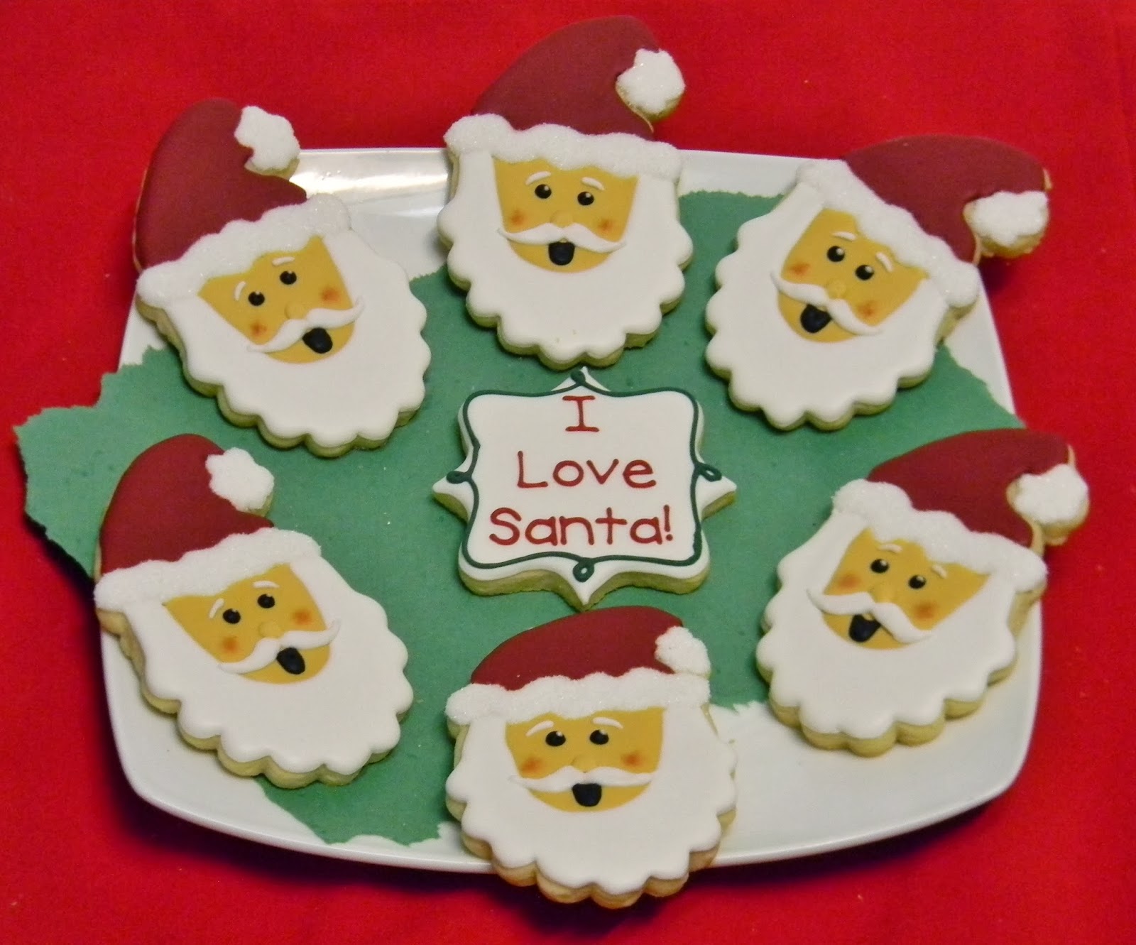 Sweet Melissa's Cookies: Santa Claus Cookies