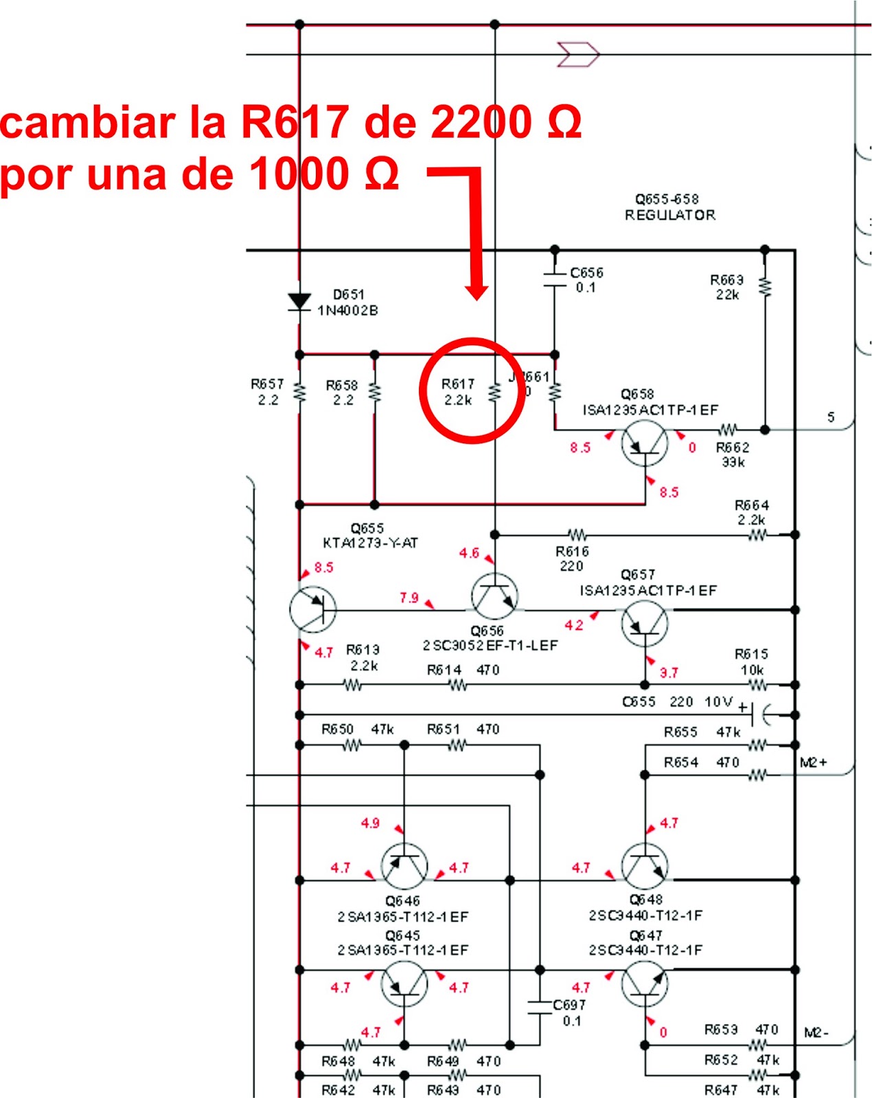 ELECTRONICA, YEISON MOSQUERA: Mas fuerza Bandeja HCD GT222 444 555. MODIFICACIÓN CIRCUITO DE ...
