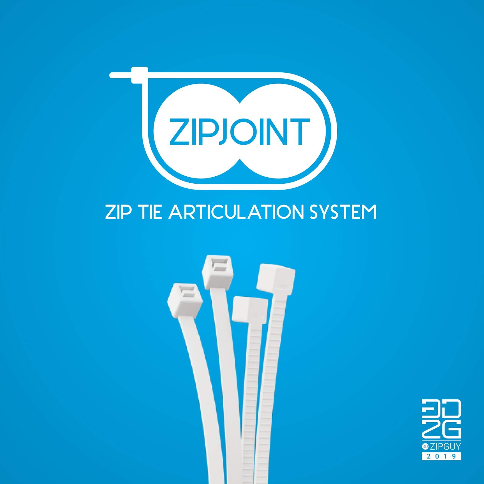 3D Zip Guy: ZIPJOINT - Zip Tie Articulation System