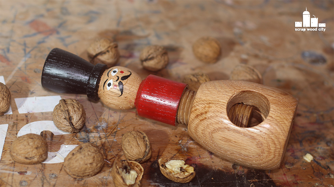 scrap wood city: How to make a different wooden nutcracker for Christmas
