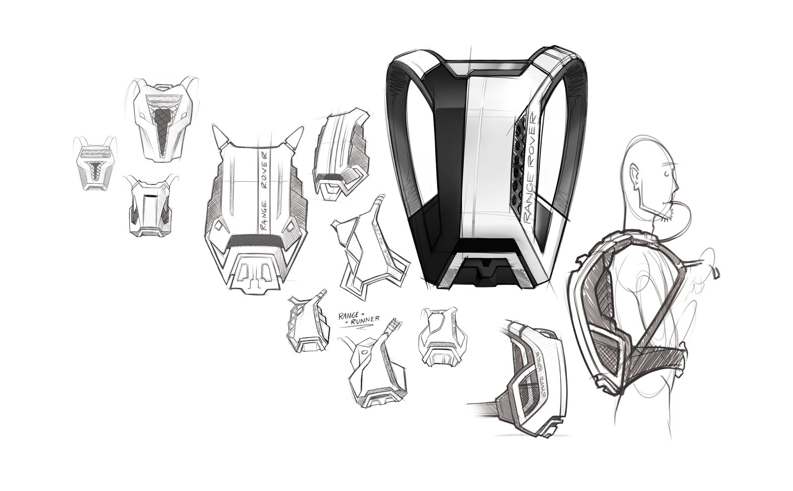Backpack Design Sketches