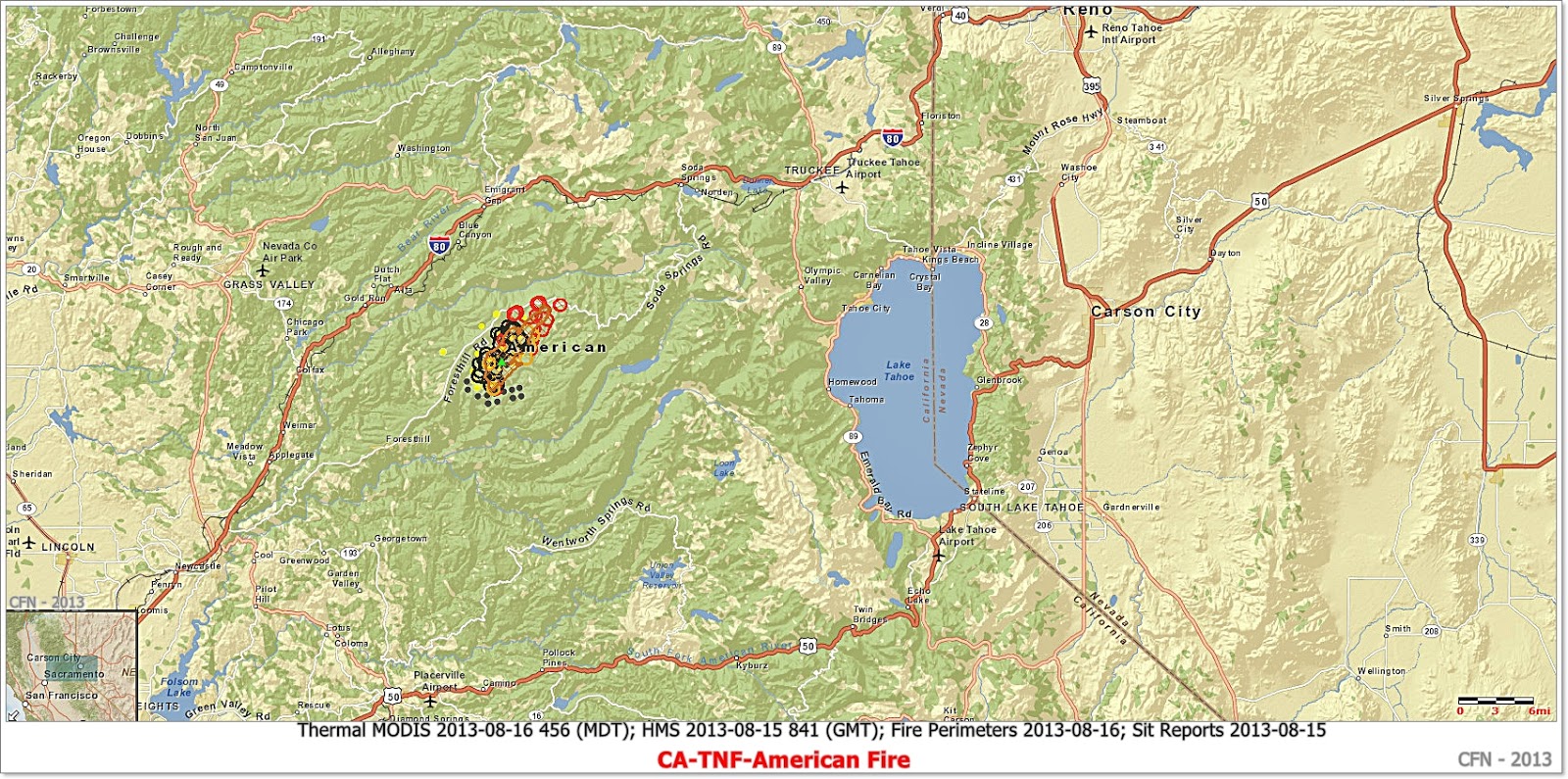 Fire Map In The West - United States Map