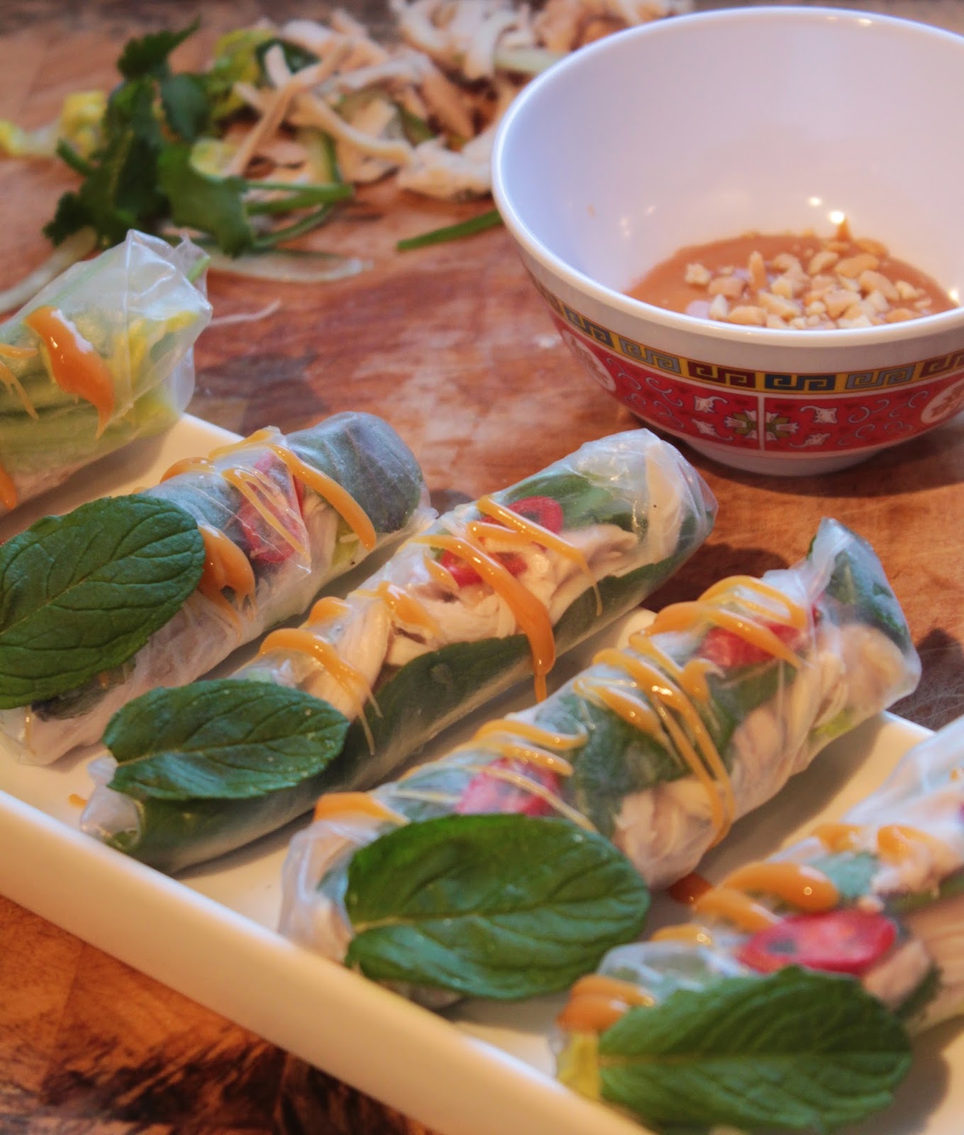 I Wish I Was in Thailand: Po Pia Sot (Fresh Spring Rolls)