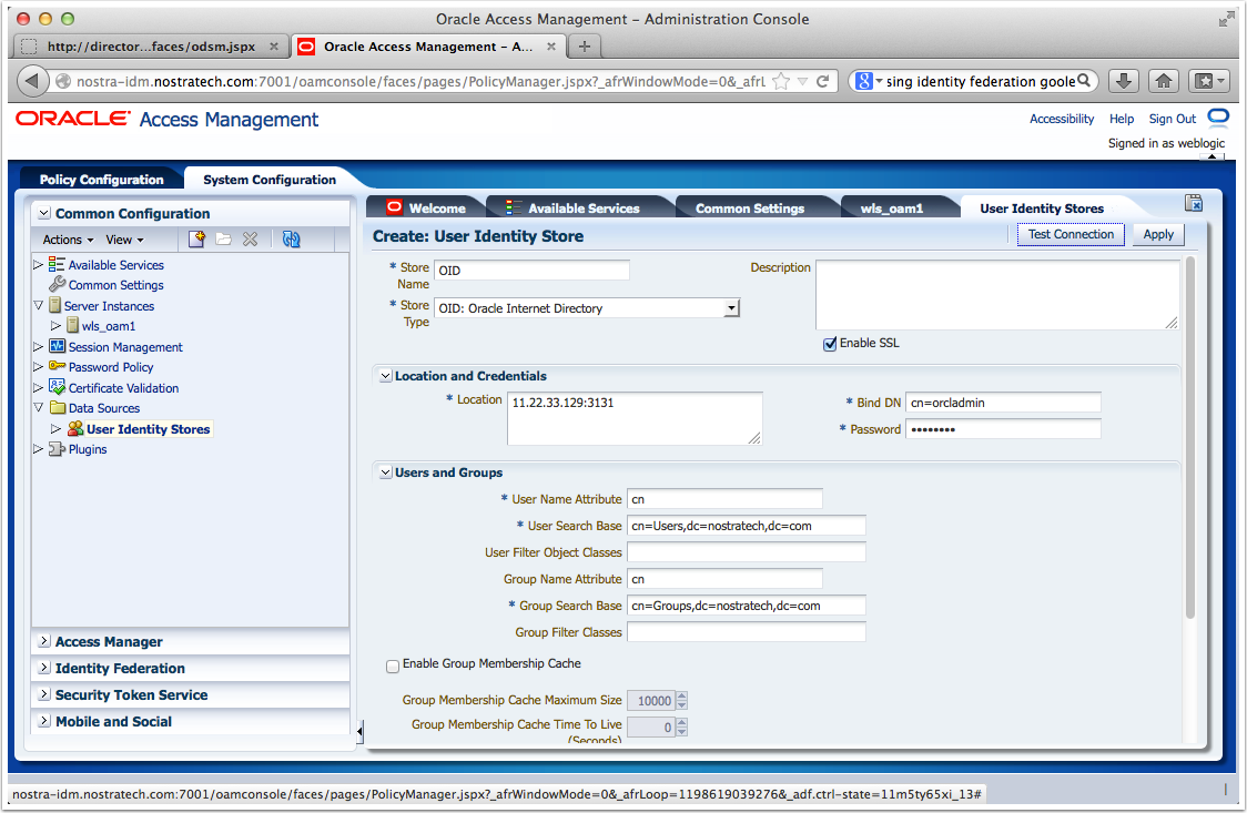 Nostra Technology: Integrasi Oracle Access Management (OAM) 11gR2 ...