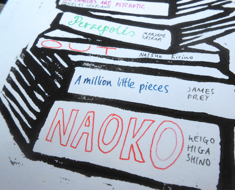 Louise Norman: Custom Book Stack Print