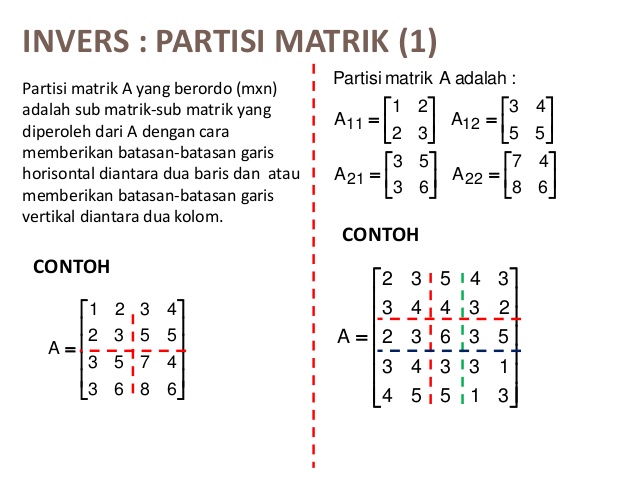 PERKALIAN MATRIKS ELEMENTER DAN PARTISI MATRIKS