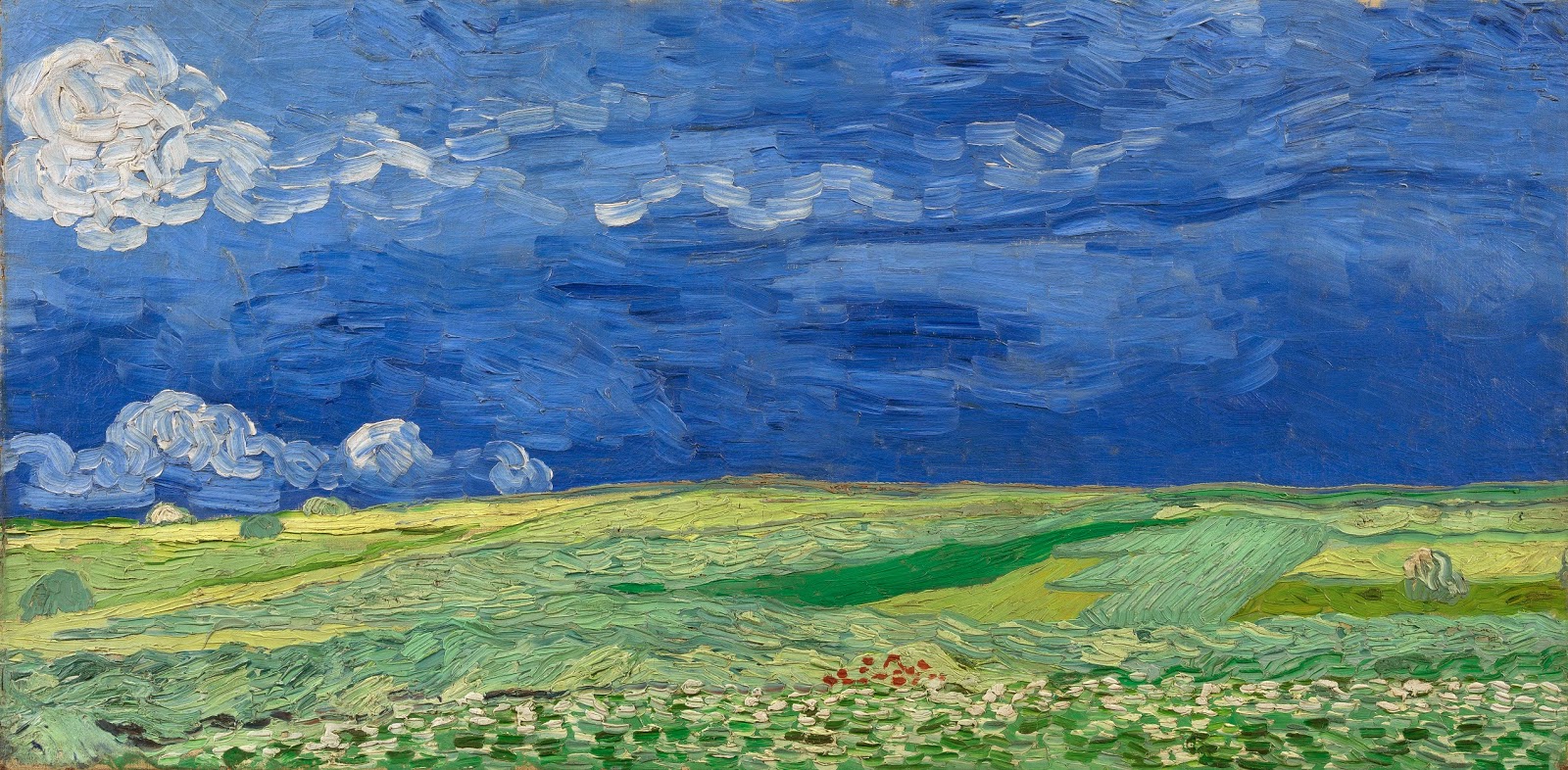 Le Muse : VINCENT VAN GOGH: "Campo di grano sotto un cielo nuvoloso"