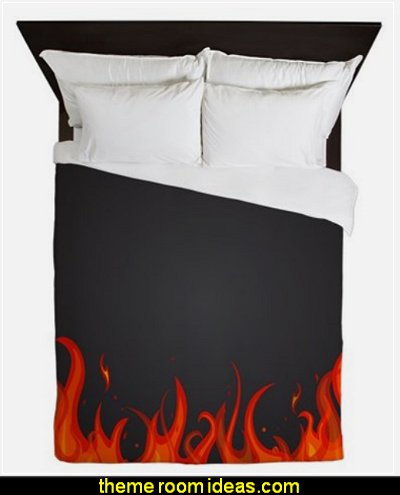 Decorating theme bedrooms - Maries Manor: flames bedding - flames wall ...