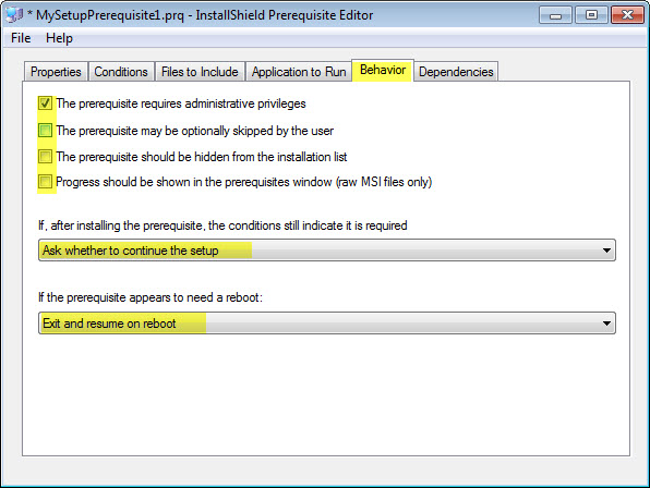 AppREPACK: Creation of .PRQ Files - Installshield