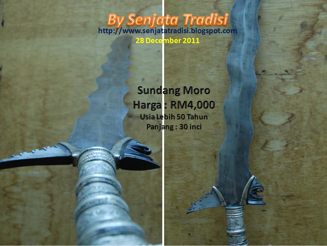Senjata Tradisi: Sundang Moro untuk di jual