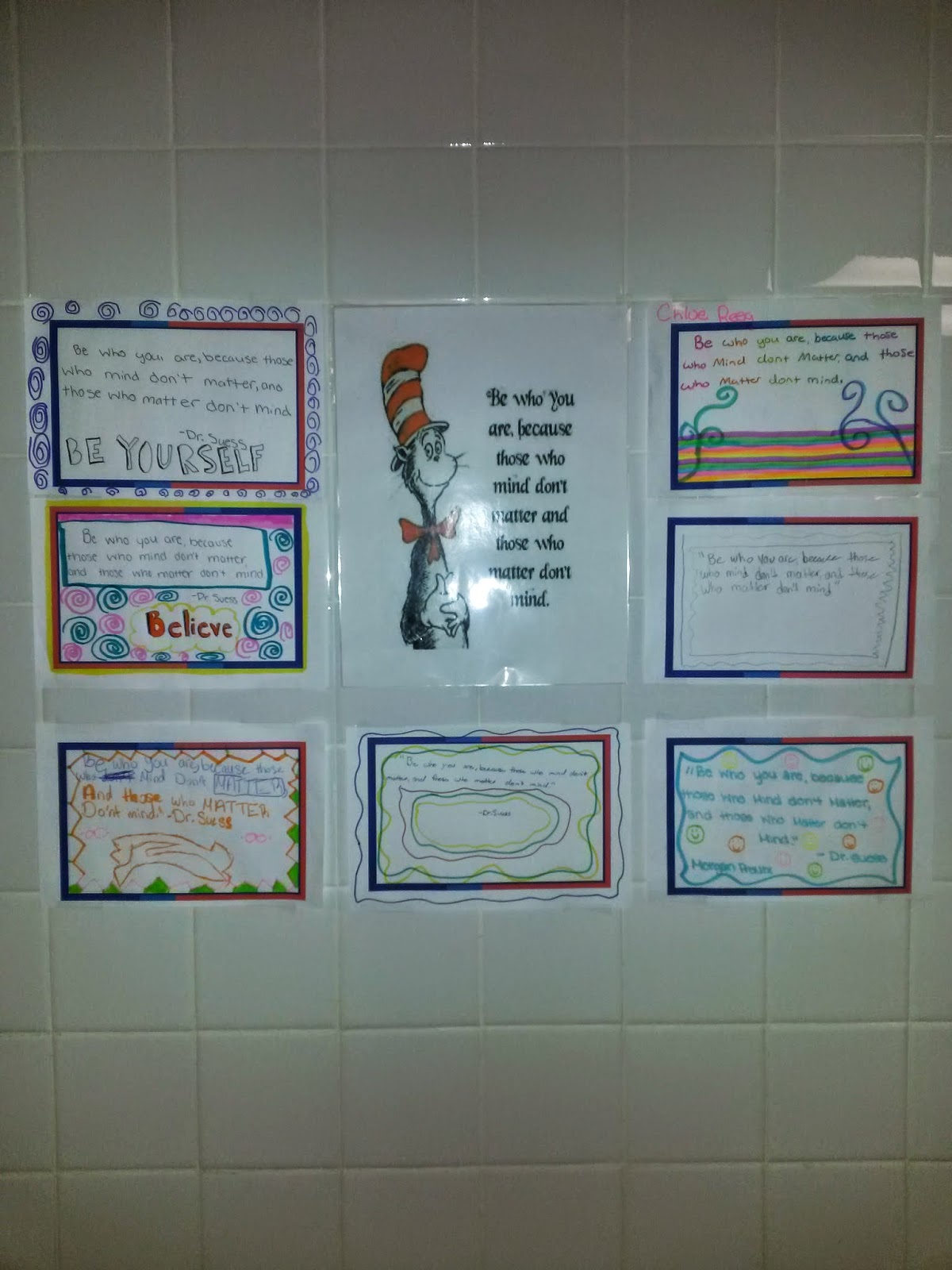 Elementary School Counselors Corner: Self Esteem Quotes Display