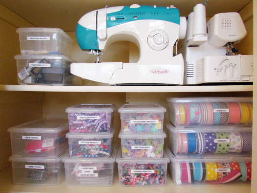 IHeart Organizing: Reader Space: A Crazy Cool Craft Closet