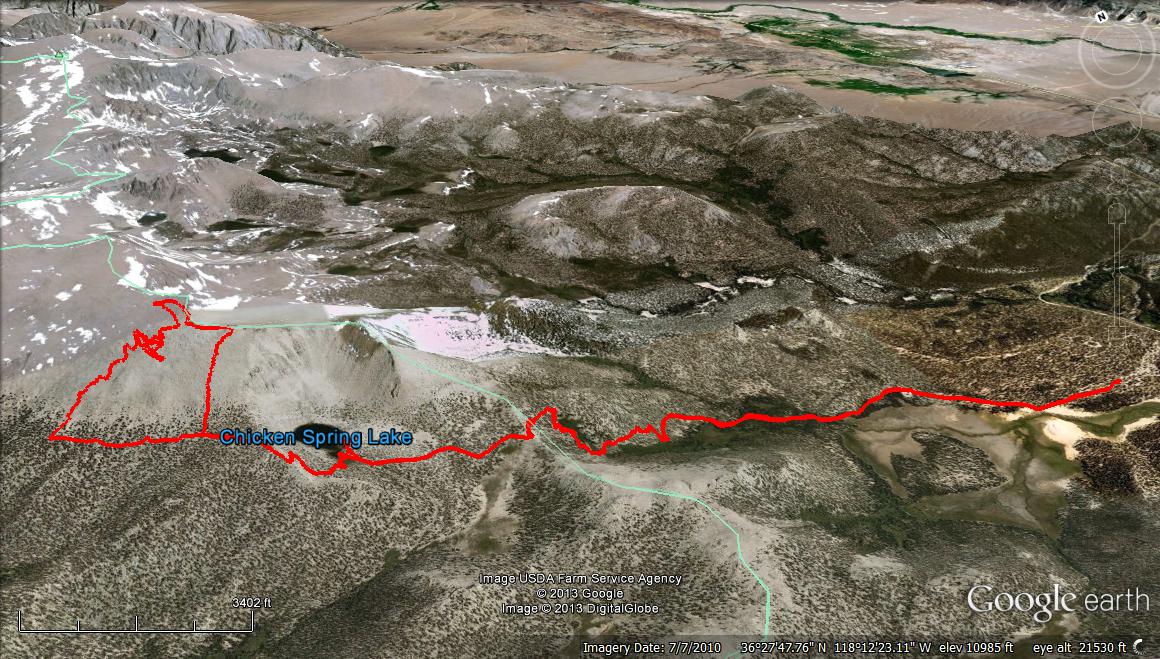 Iron Hiker: Chicken Spring Lake