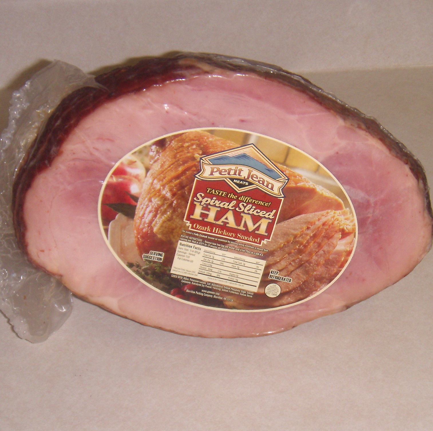 Mommie of 2: Spiral Sliced Half Ham from Petit Jean Meats Easter # ...