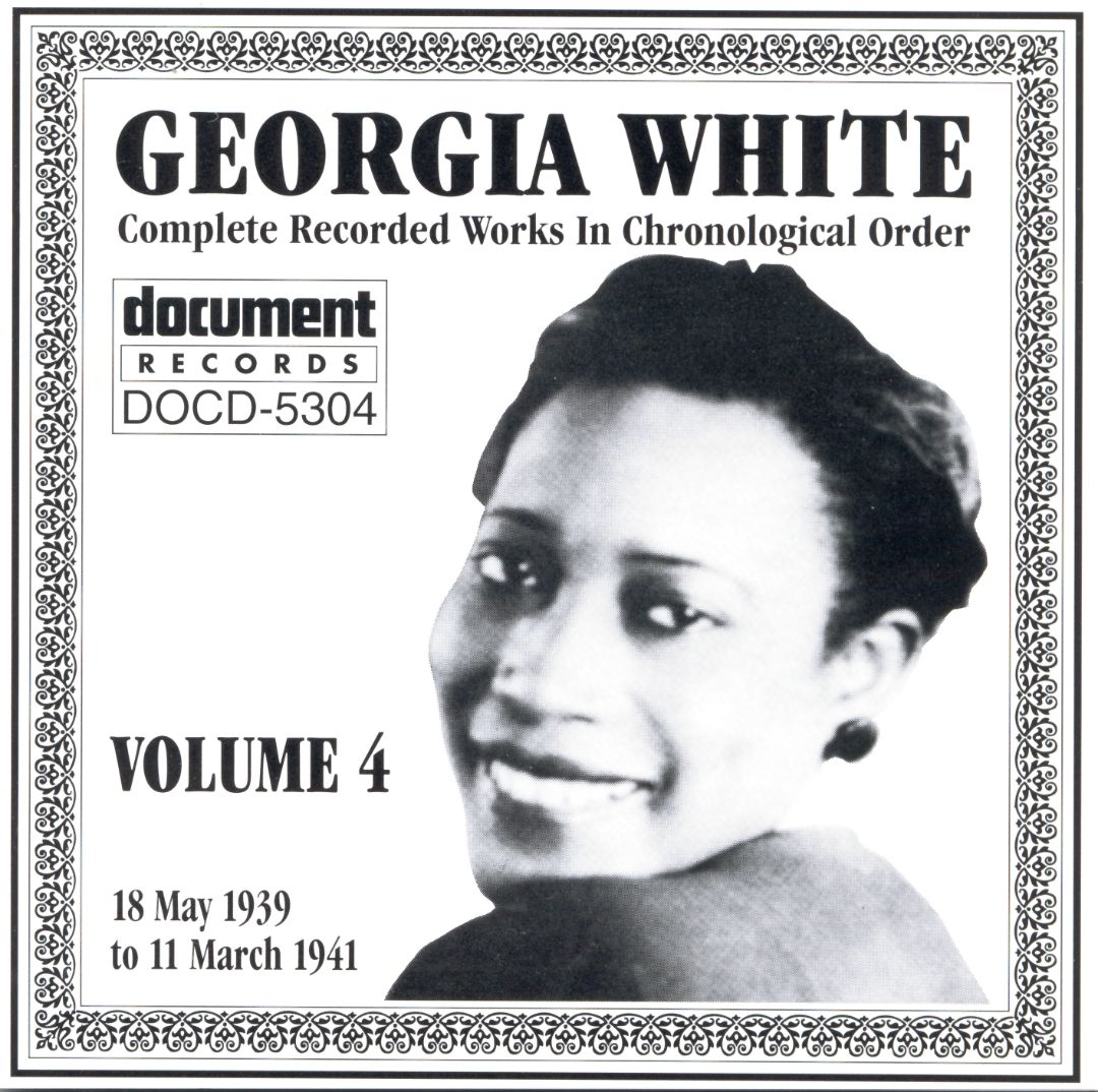 FROM THE VAULTS: Georgia White born 9 March 1903