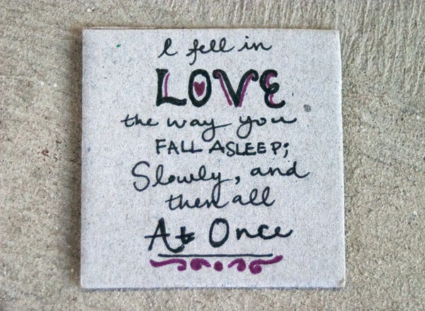 Flower Child: Cardboard Quotes