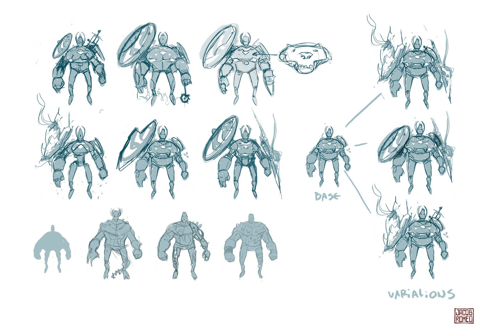 Jacob Romeo EDU: Character design process Demo 2