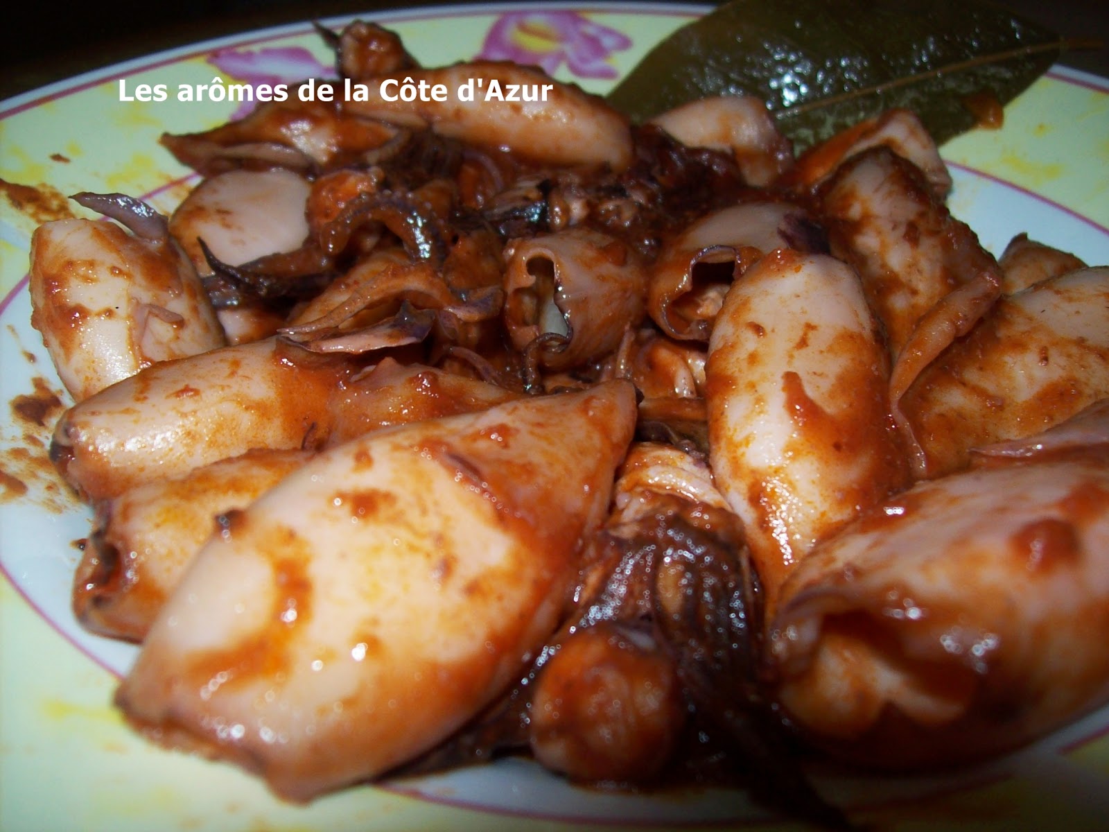 Les Arômes De La Côte D'Azur: Chipirones en salsa picante