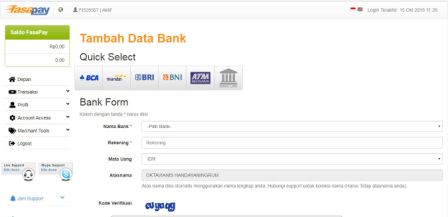 ZONA FOREX: CARA MUDAH CEPAT DAN TEPAT DAFTAR FASAPAY COM DAN ID
