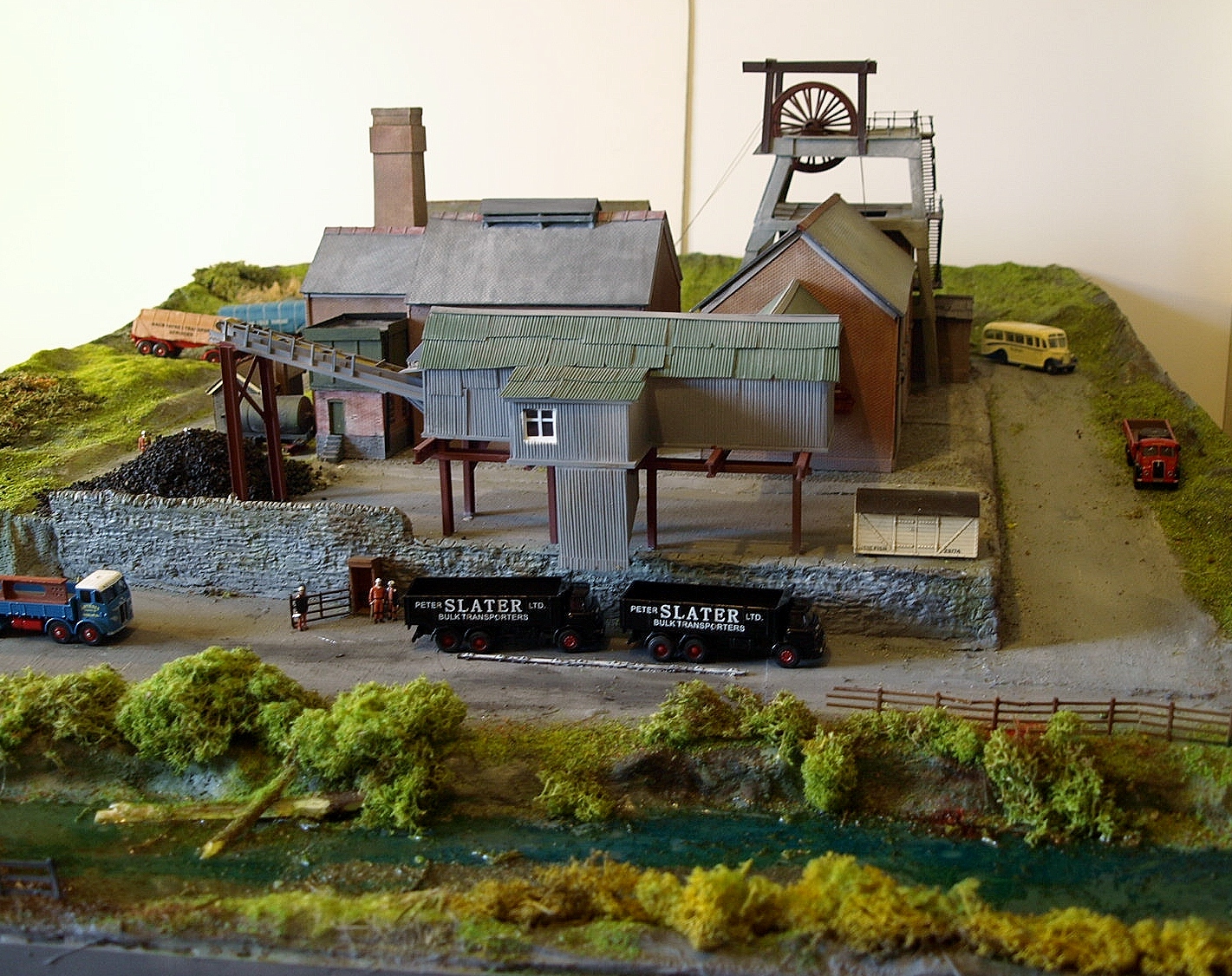 jans model buildings: Wood End Colliery Burnley