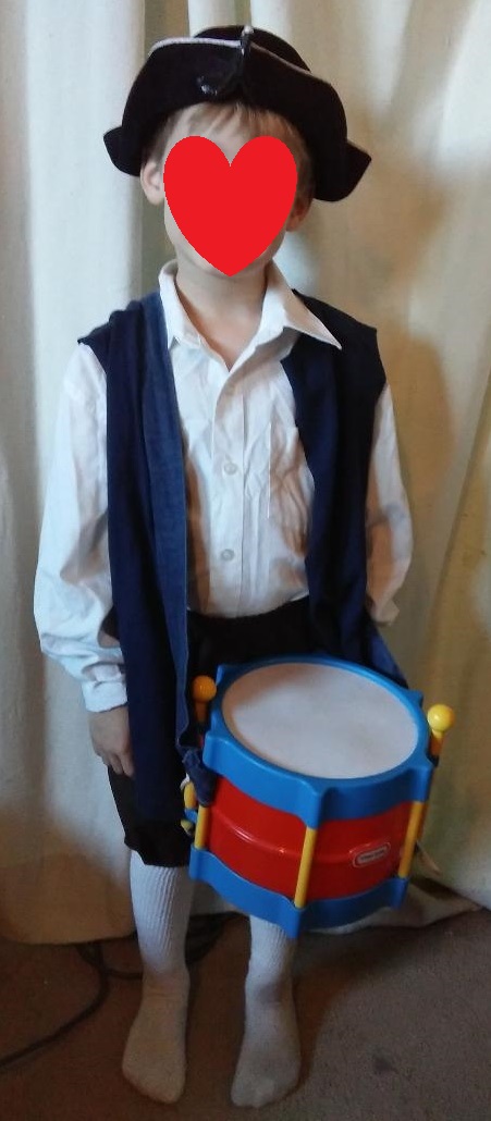 "Homeschool" is Not a Typo: Revolutionary War Drummer Boy Costume