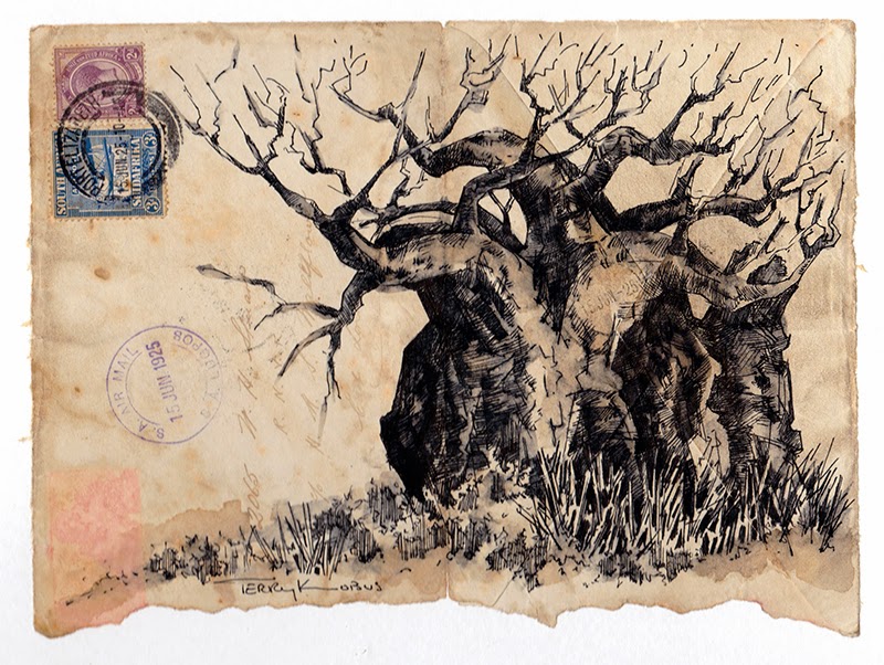 TERRY KOBUS - ORIGINALS GALLERY: Envelope Art