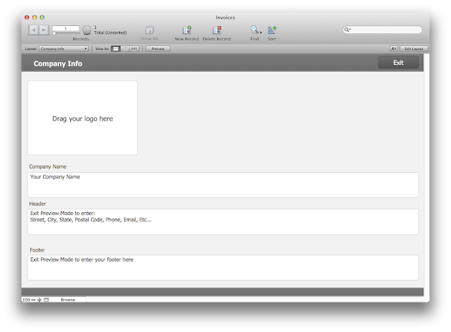 The Mac Office: Estimates and Invoices: FileMaker Pro 12 Starter Solution