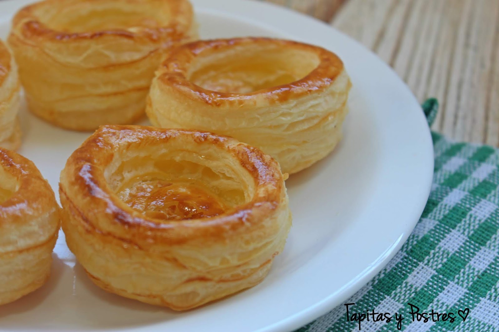 Tapitas y Postres: Volovanes caseros