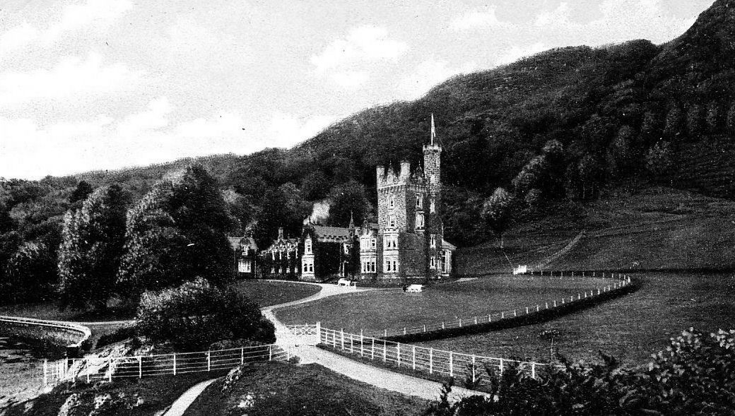 Tour Scotland: Old Photograph Glen Caladh Castle Scotland