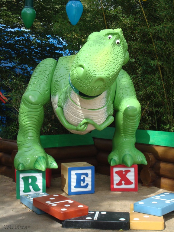 CMPDisney's Photo of the Day: Rex in Toy Story Playland at the Walt ...