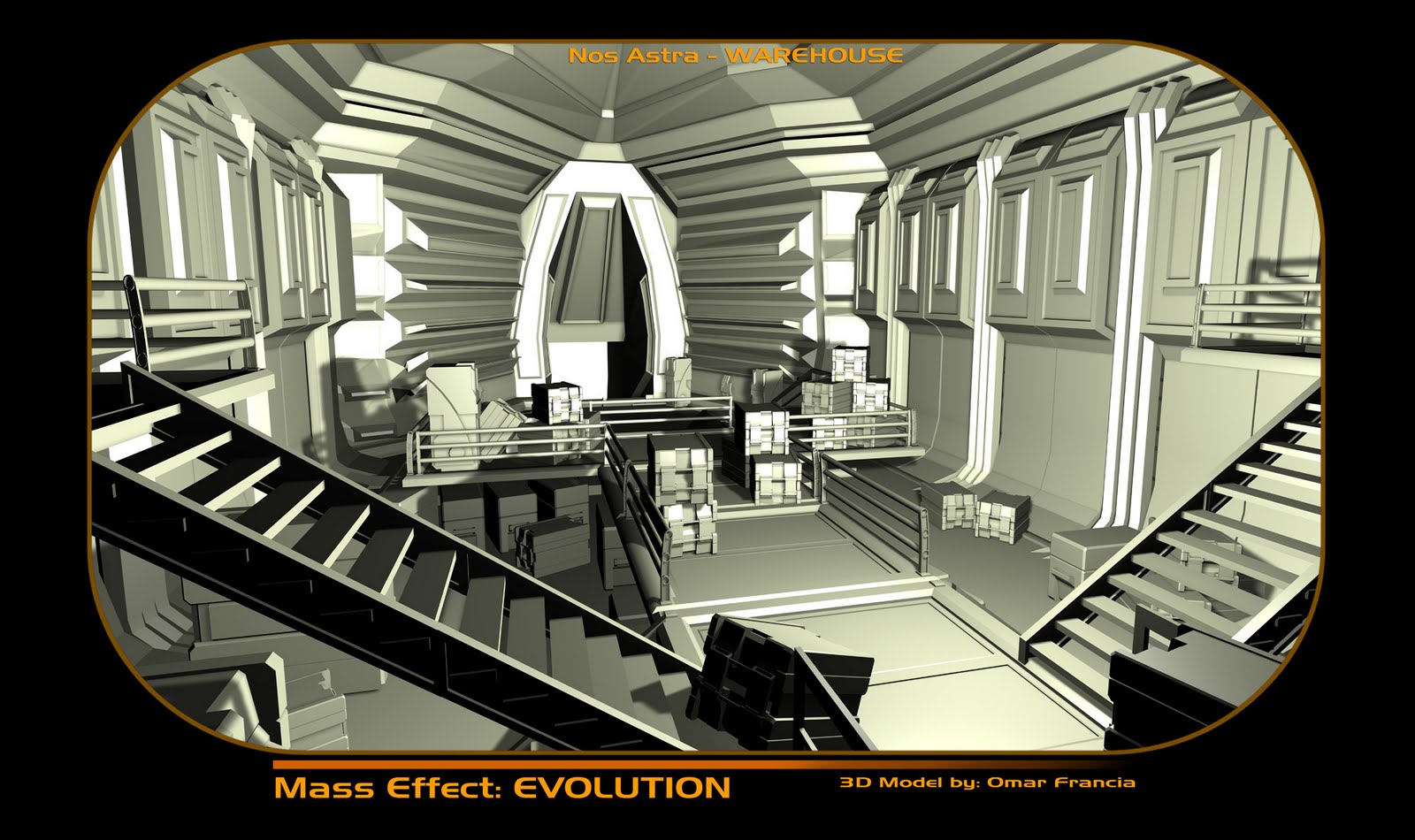OMAR FRANCIA - Comics: MASS EFFECT: Evolution - 3D Art - PART 2