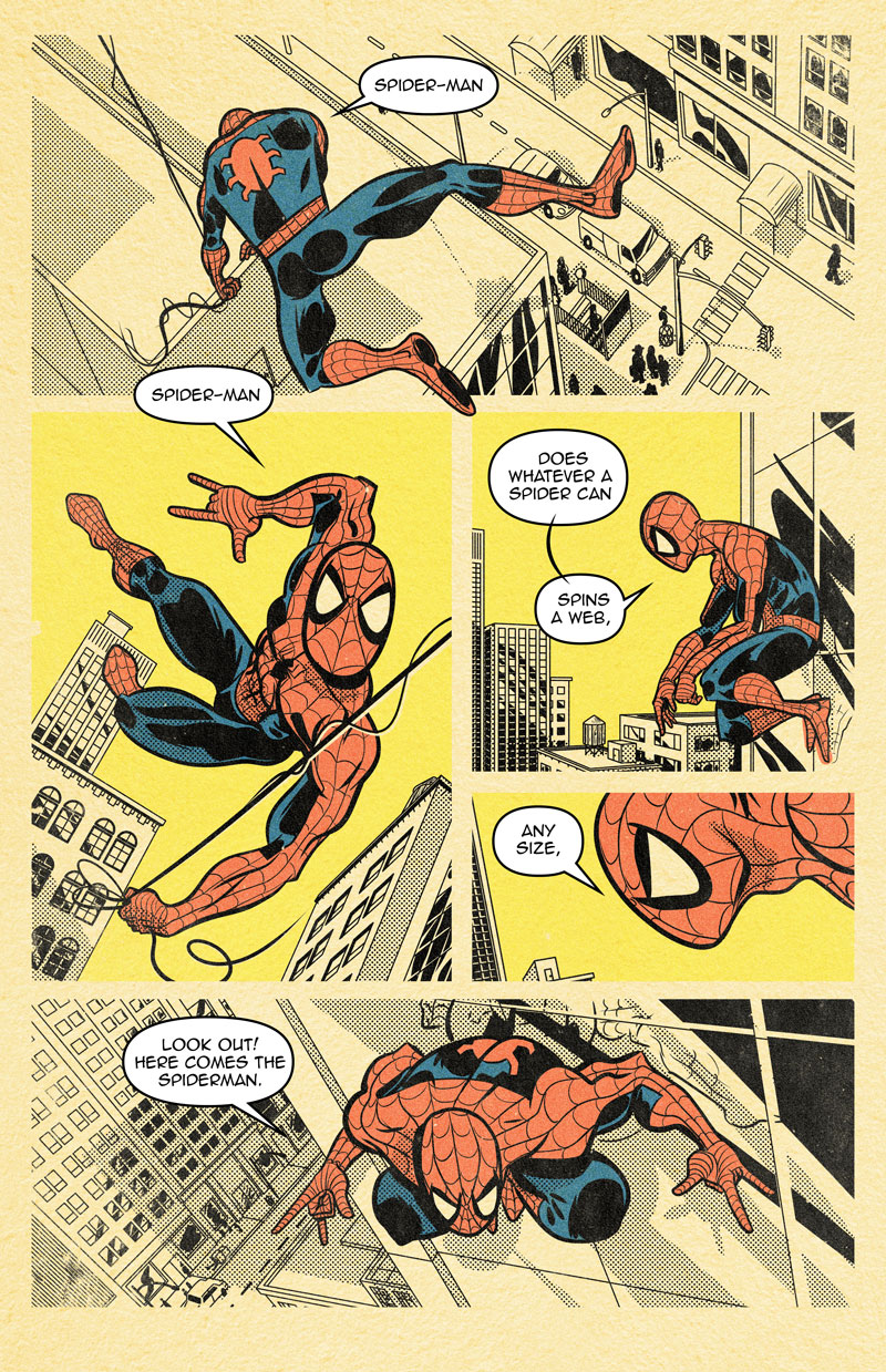 Spiderman Comic Page