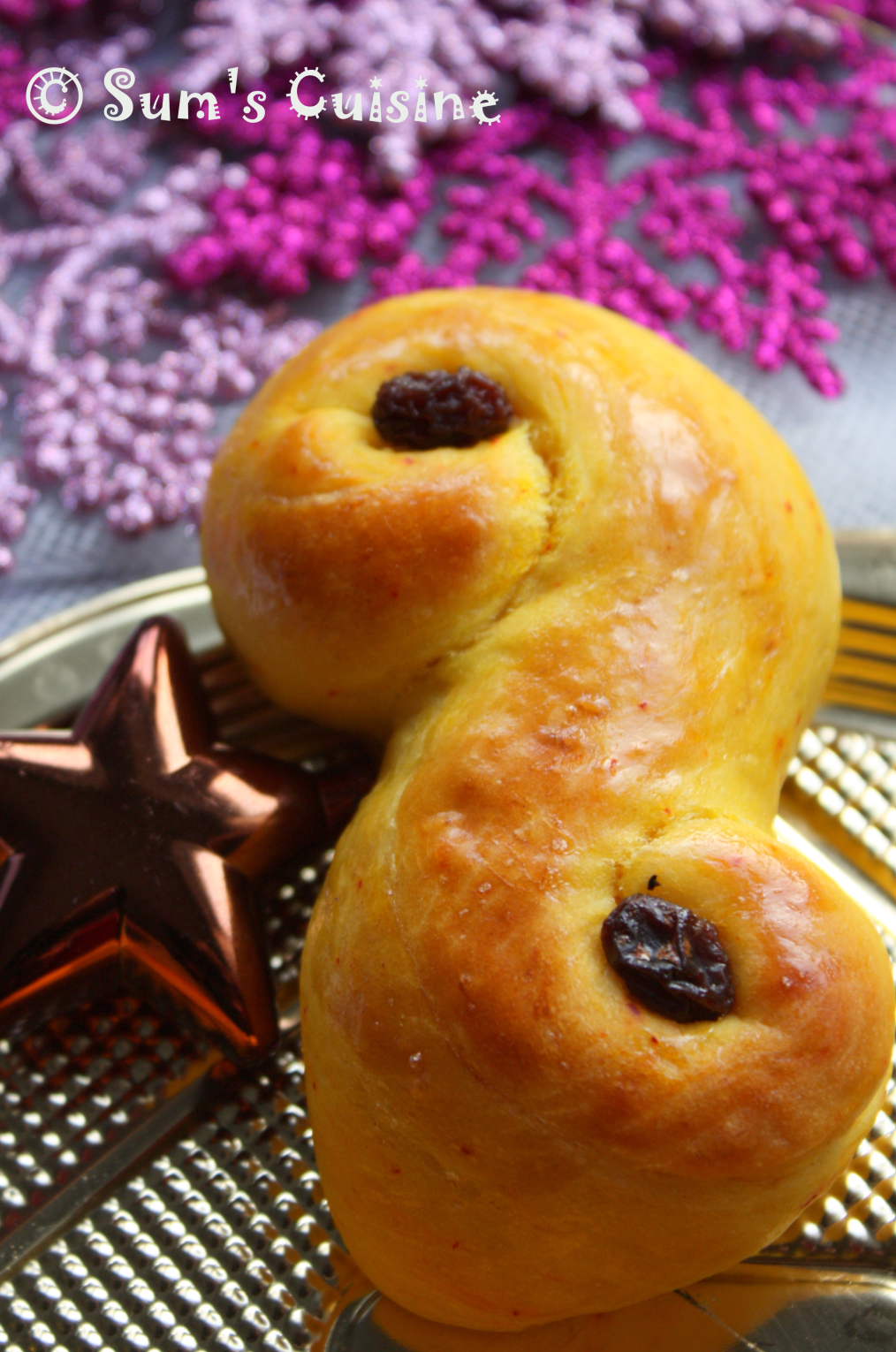 Sum's Cuisine: Lussekatter / Lucia Cats / Sweet Saffron Buns