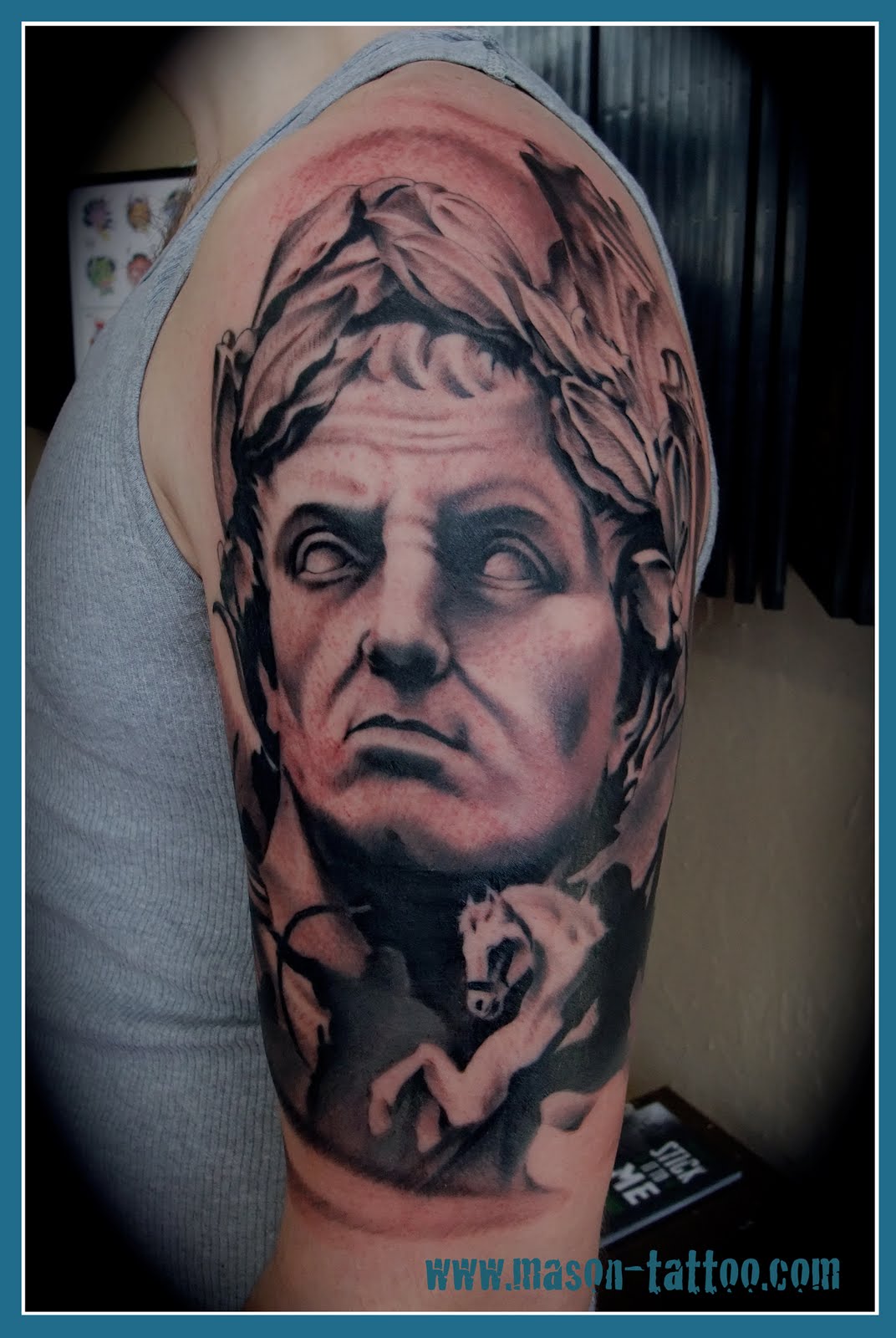 Caesar Head Tattoos