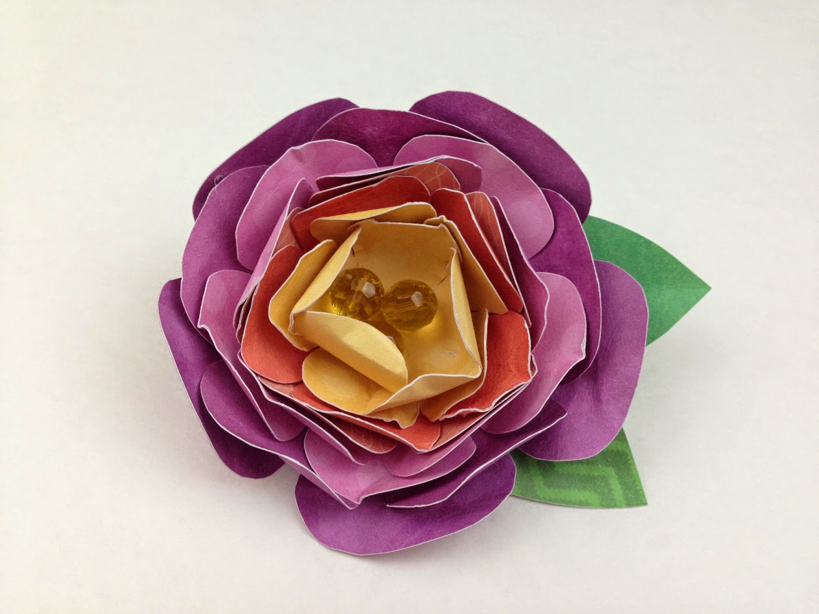 Precocious Paper: Paper Flower Brooch + Video Tutorial - DCWV