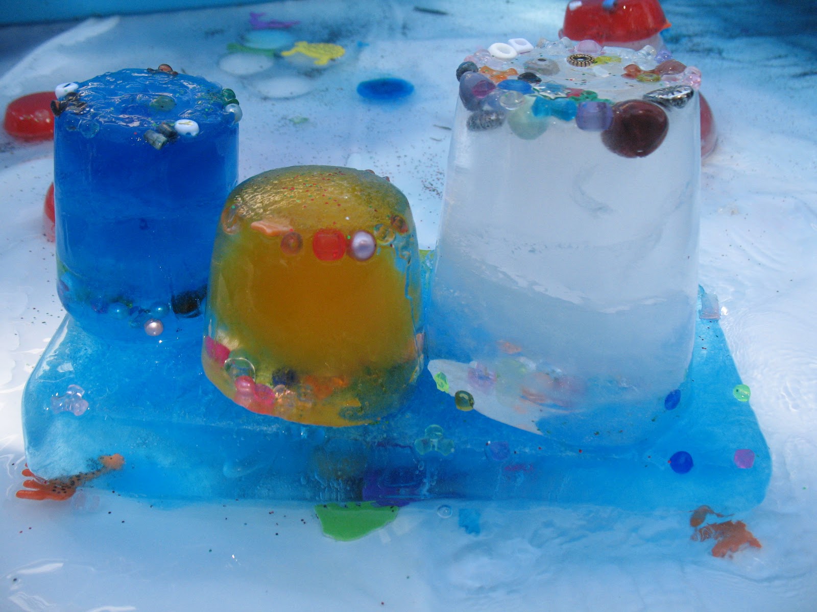 we can do all things: Icy Fun -- Sensory Play