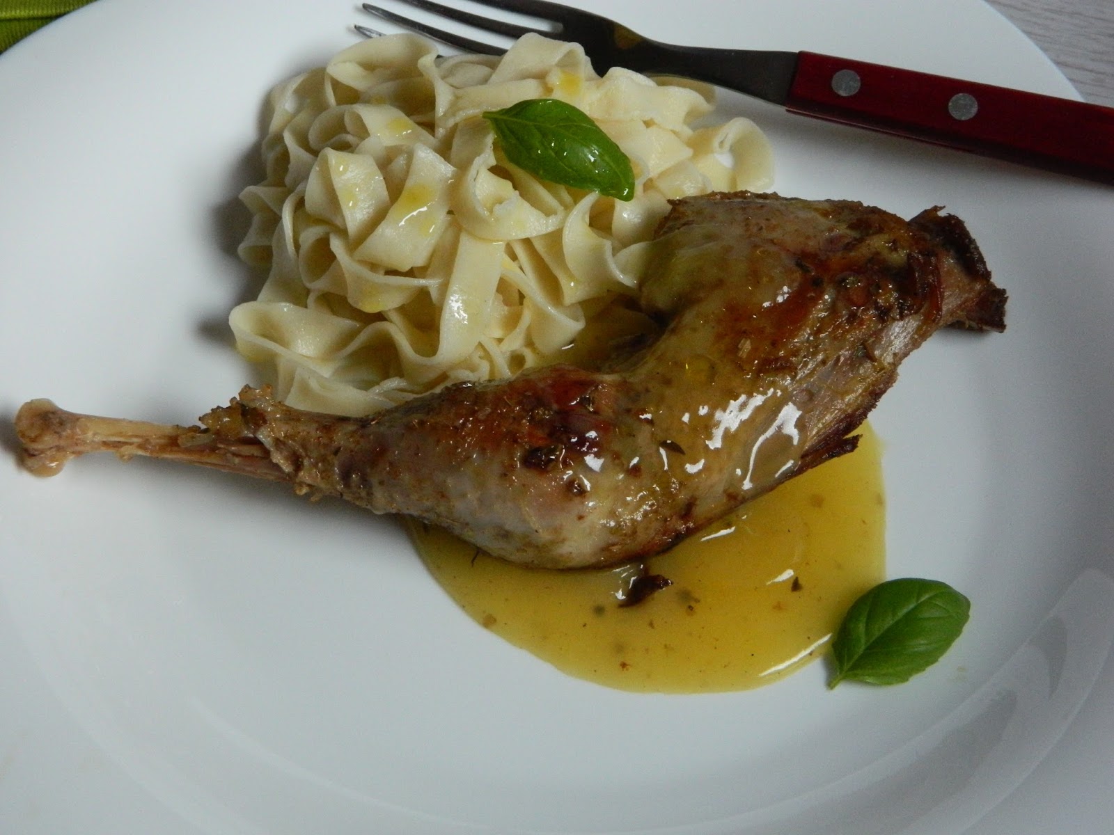 Weekend Passion: Fazan cu sos de vin si tagliatelle