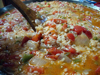 A Couple in the Kitchen: Our First Paella (Secret Recipe Club)