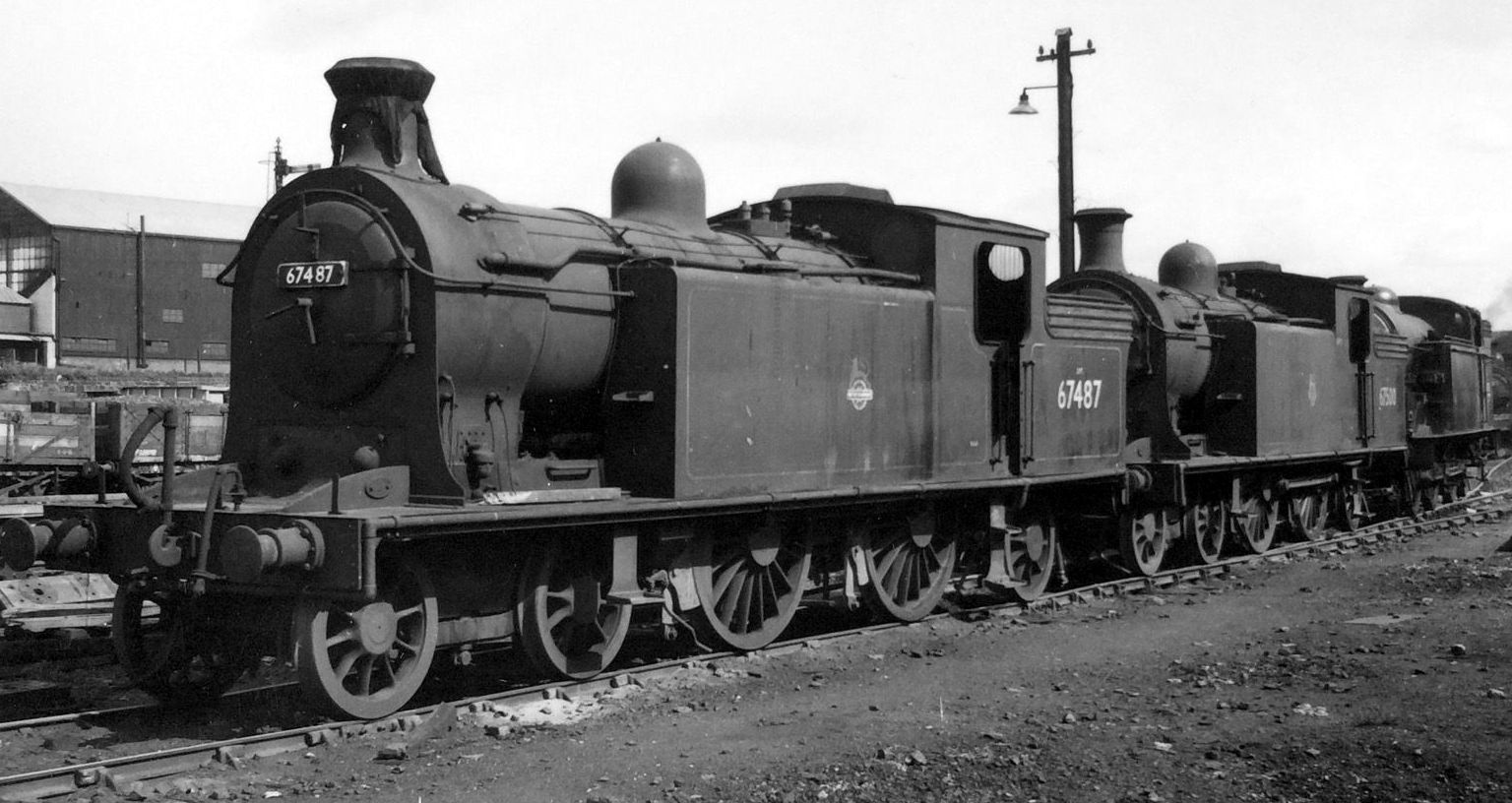 Tour Scotland: Old Photograph LNER Class C16 Steam Train Parkhead ...