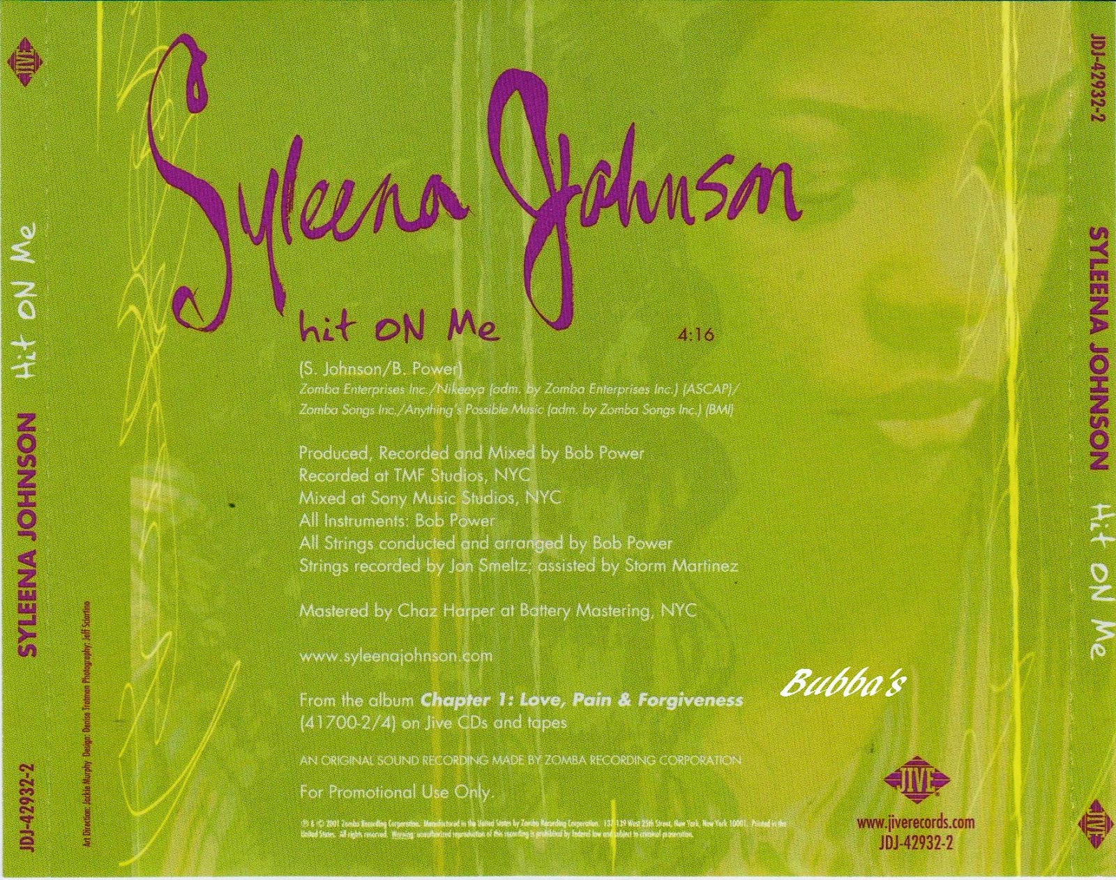 BabyBubba's Stash: Syleena Johnson – Hit On Me BabyBubba's Stash: Syleena Johnson – Hit On Me