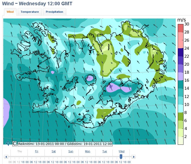 Iceland trek - Summer + Winter: Icelandic weather and windchill