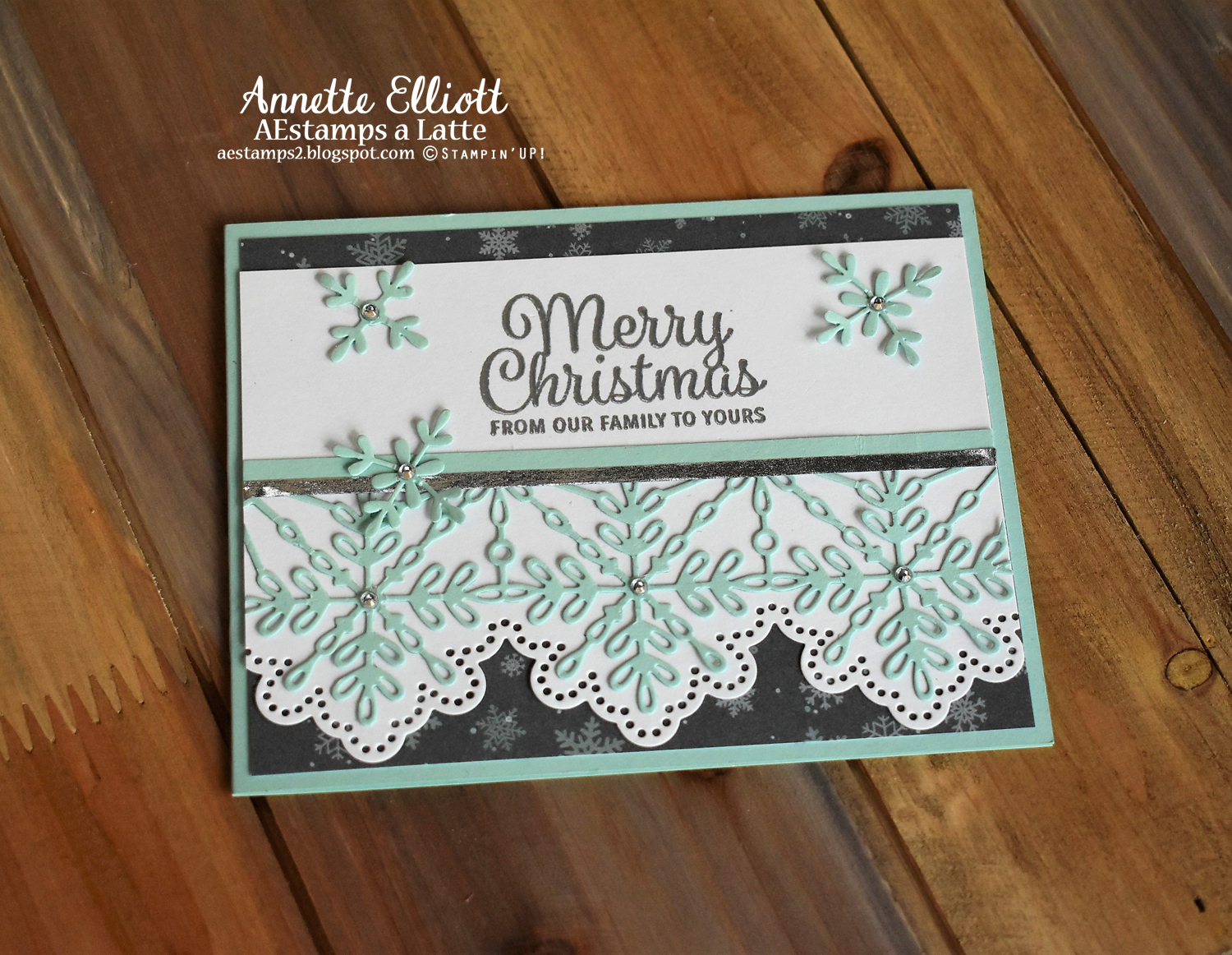 AESTAMPS A LATTE: Snowflake Sentiments