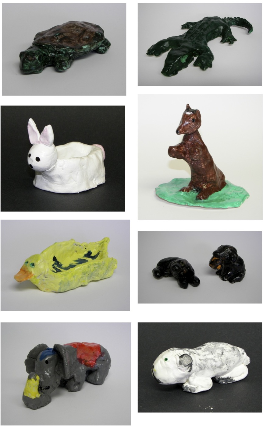 The Rolling Artroom: clay animals 4th-6th grade