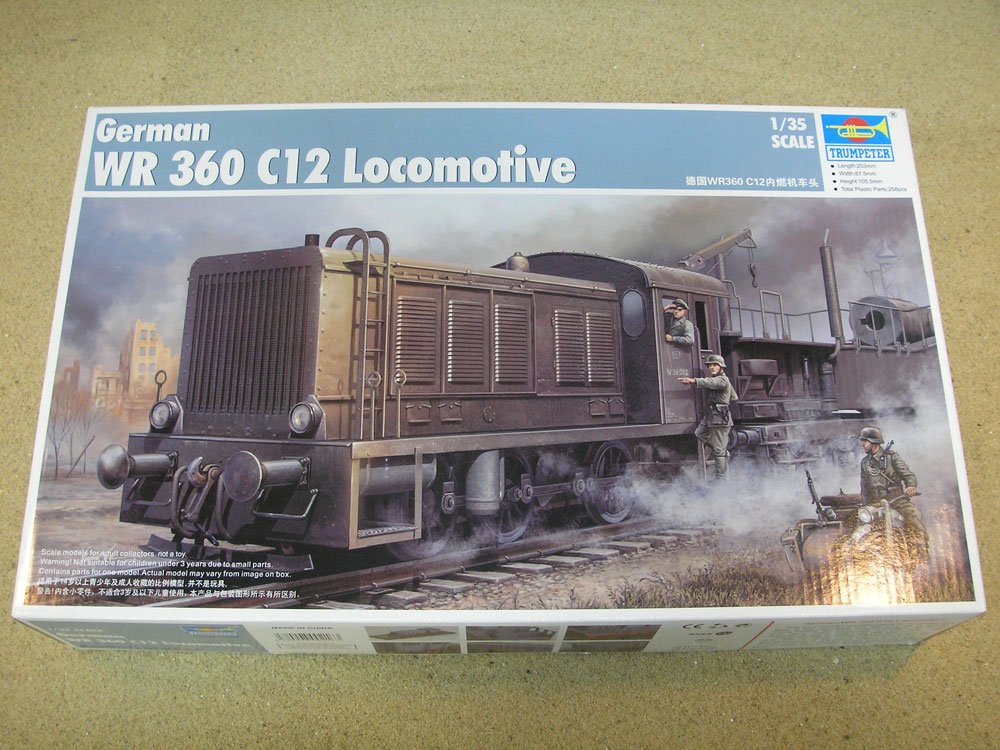 Inbox Review: Trumpeter: German WR 360 C12 Locomotive (00216)