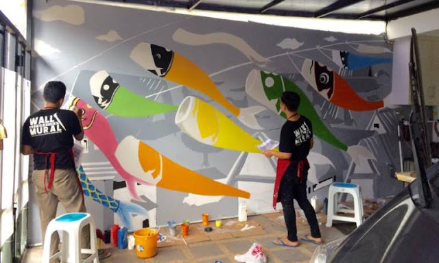 Cara membuat mural ~ Sejarah Dan Pengertian Seni Lukis (Mural)